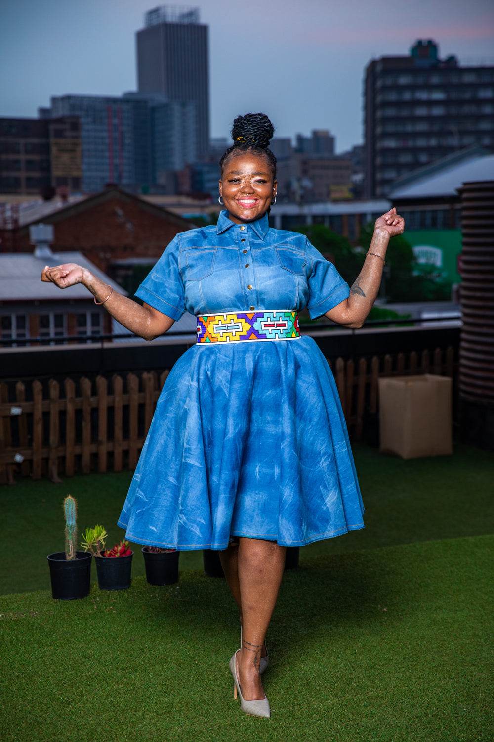 Intokazi Colour Beaded Figure Belt